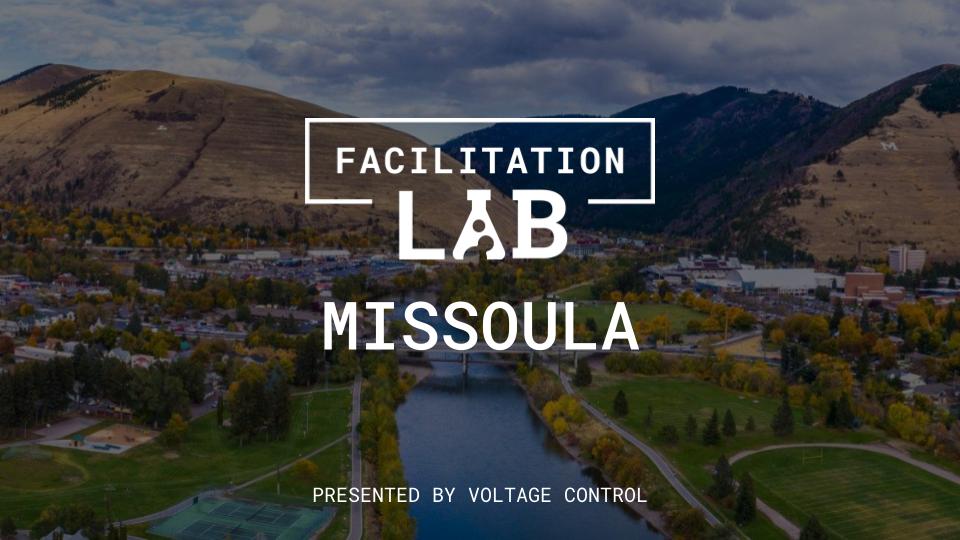 Facilitation Lab + Meetup + Voltage Control