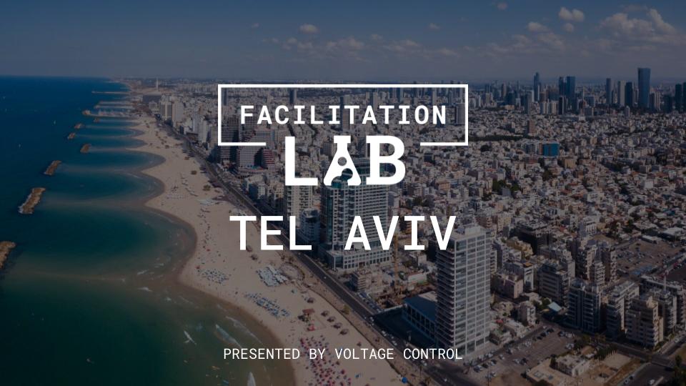 Meetup + Facilitation Lab Tel Aviv + Voltage Control